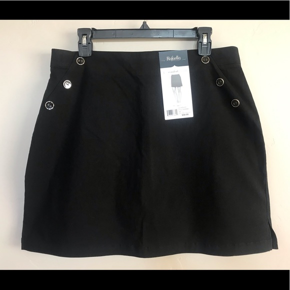 Rafaella | Skirts | New Rafaella Womens Comfort Stretch Skort Black S ...